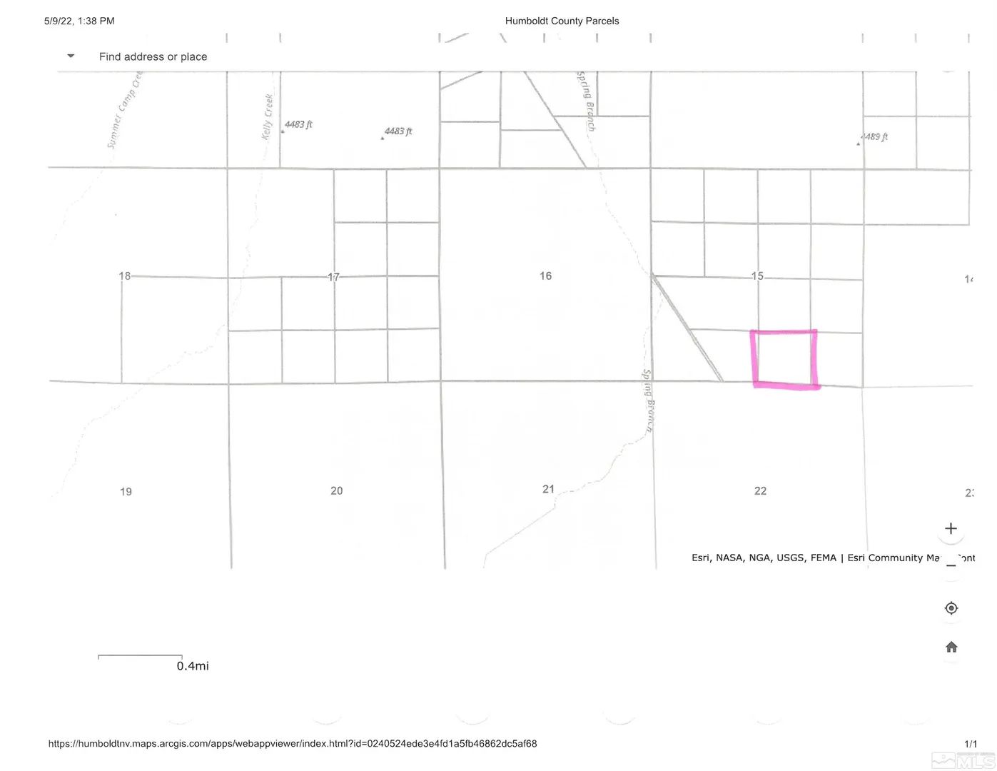 13 Hot Springs Rd. - Acreage In Nevada, Humboldt County For Sale