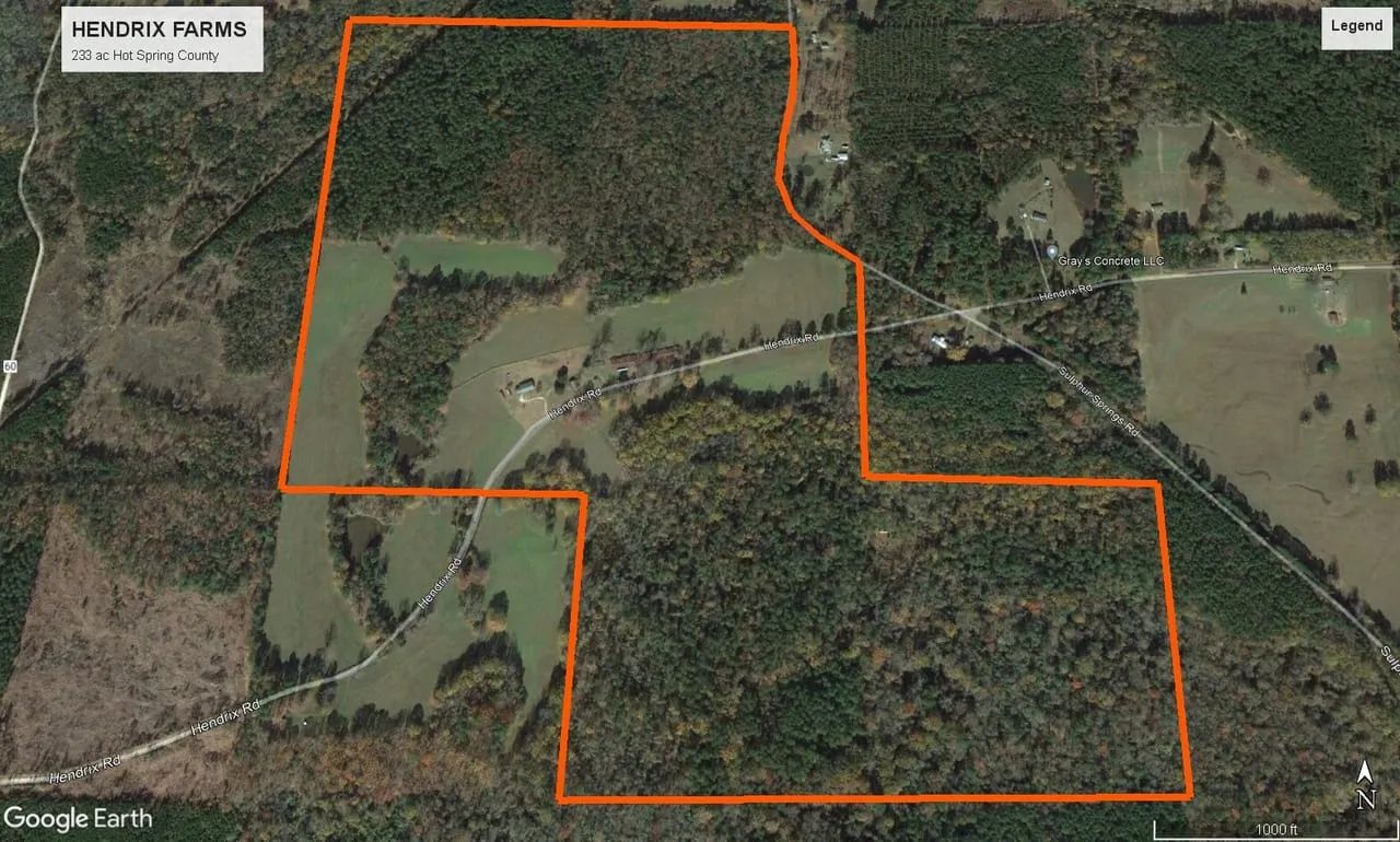 Hendrix Farm - Ranch In Arkansas, Hot Spring County For Sale